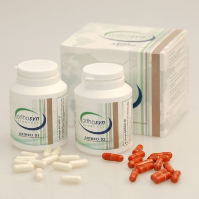 orthosyn ARTHRO mit Vitaminen, Chondroitin, Glucosamin, Calcium, Zink, Selen und Omega-3 Fettsäuren